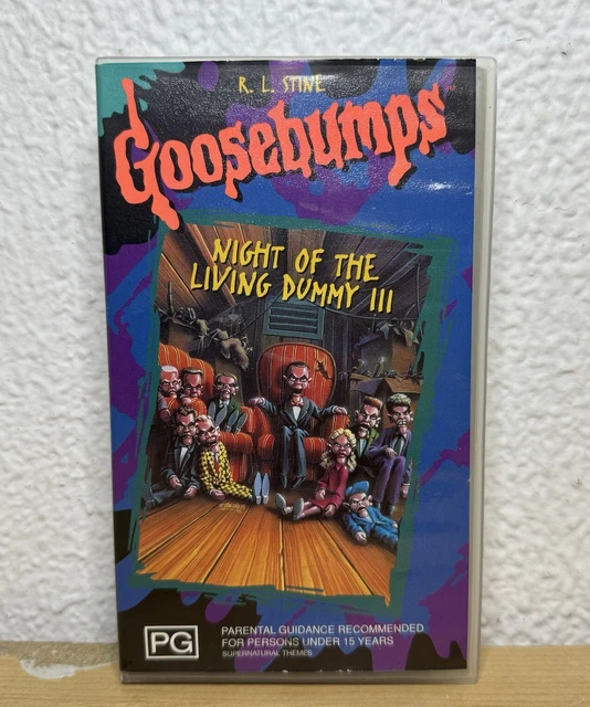 GOOSEBUMPS VHS NIGHT Of The Living Dummy III R.L. STINE Vintage 1996 ...