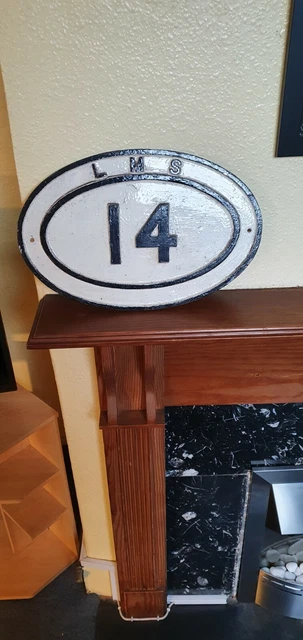 LMS OVAL Bridge Plate number replica) £22.00 - PicClick UK
