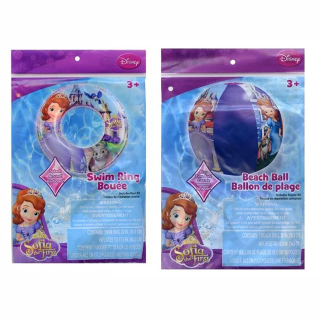 DISNEY PRINCESS SOFIA The First KIDS Inflatable Swim Ring Tube + 20 ...
