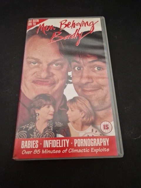 VINTAGE COLLECTIBLE MEN Behaving Badly VHS, 1998 £1.99 - PicClick UK