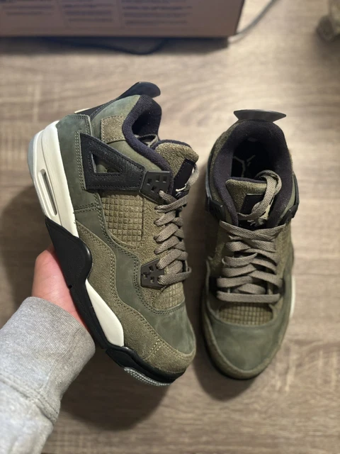 NIKE AIR JORDAN 4 Retro SE Craft oliva FB9928-200 | taglia 7Y/8,5 W ...