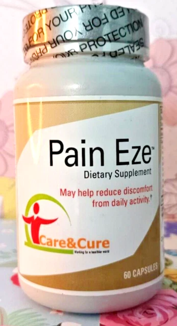 PAIN EZEA NATURAL Pain Killer Supplement 60 CAPSULES SEALED 11.2025 £24 ...