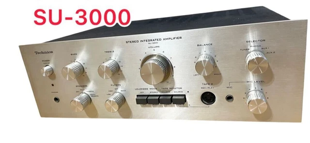 TECHNICS SU-3000 STEREO Integrated Amplifier Used Operation Confirmed ...