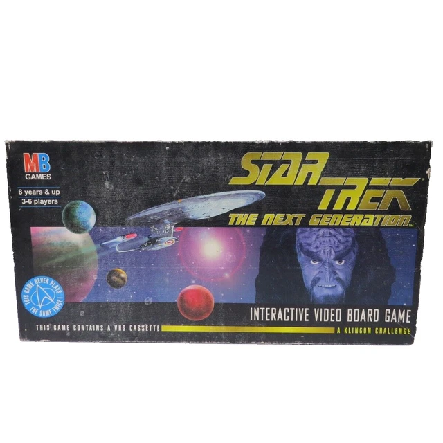 VINTAGE STAR TREK The Next Generation Interactive VHS Board Game 1994 ...
