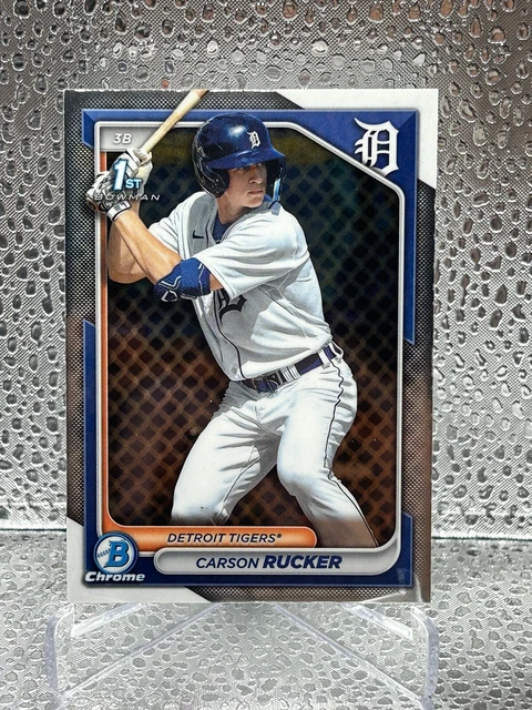 CARTE DE BASEBALL Carson Rucker 2024 Bowman 1ère BCP-65 Chrome ...