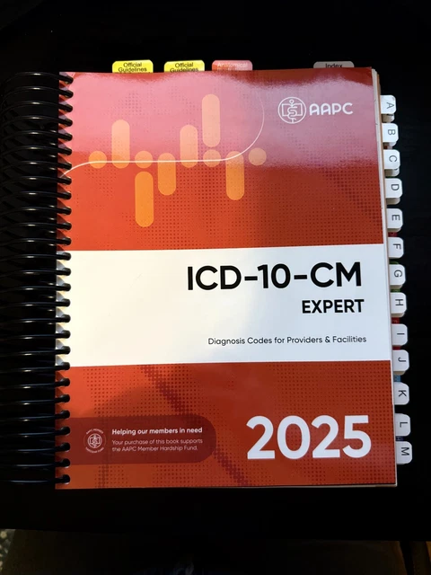 ICD-10-CM COMPLETE CODE Set 2025 - Spiral-bound, by AAPC - Pre-Owned ...