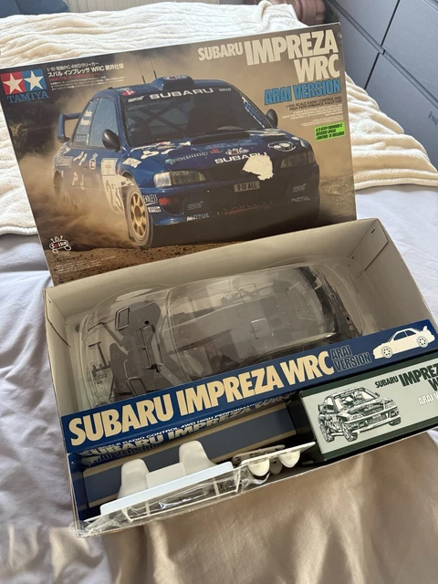 TAMIYA 1/10 RC Subaru Impreza WRC Arai Version 58270 TB-01 Chassis Rare ...