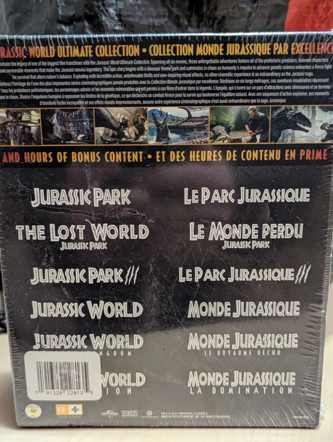 JURASSIC WORLD ULTIMATE Collection 4K UHD BRAND NEW SEALED $58.65 ...