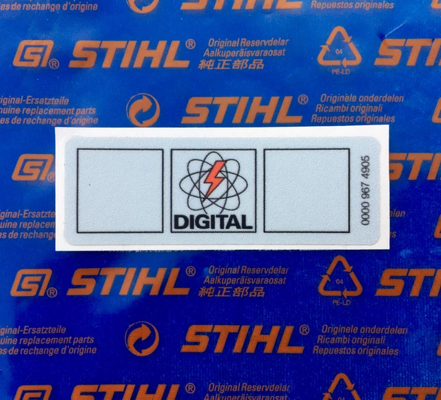 STIHL &DIGITAL& STICKER / Decal for 066E (Early Saws) Redlight # 0000 ...
