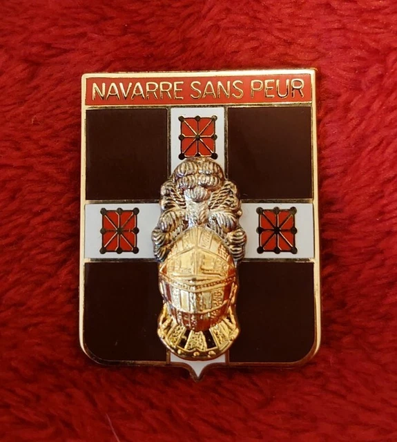 INSIGNE /BADGE /PUCELLE 5° régiment d'infanterie A.Bertrand atlas EUR 5 ...