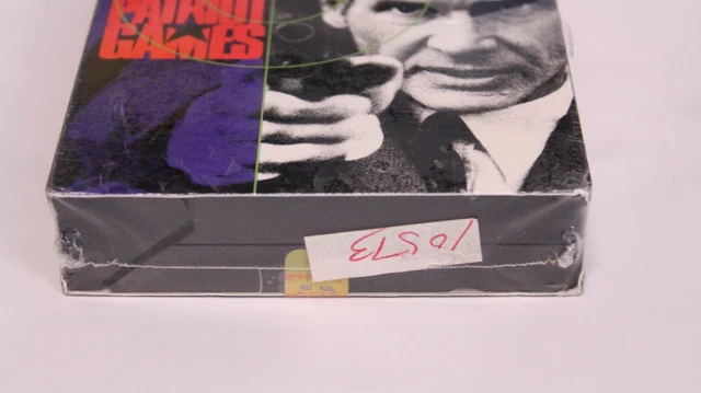 PATRIOT GAMES VHS Tape Harrison Ford Thora Birch James Earl Jones Anne ...