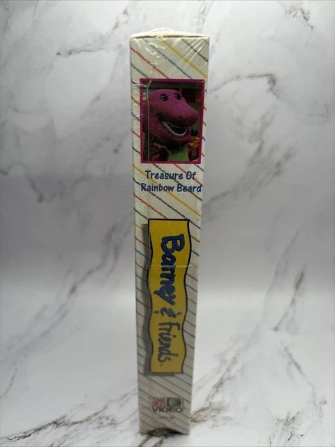 BARNEY & FRIENDS VHS Treasure Of Rainbow Beard Time Life 1992 FACTORY ...