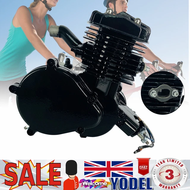 80CC 2-STROKE MOTORIZED Bike Bicycle Cycle Gas Engine Motor Single ...