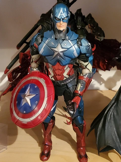 PLAY ARTS KAI Captain America Variant EUR 45,00 - PicClick FR
