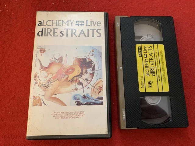 DIRE STRAITS ALCHEMY Rare 1983 Polygram Spectrum Pre-Cert Vhs Video ...