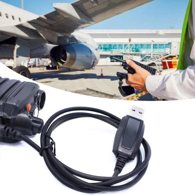 TWO WAY RADIO Programming Cable For Channel Name Editing And Power ...