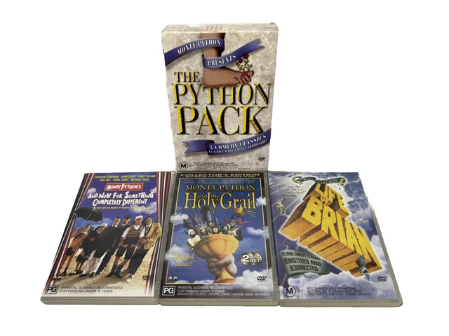 DVD - THE Python Pack - Monty Python - BOX SET 3 Comedy Classics 4 ...