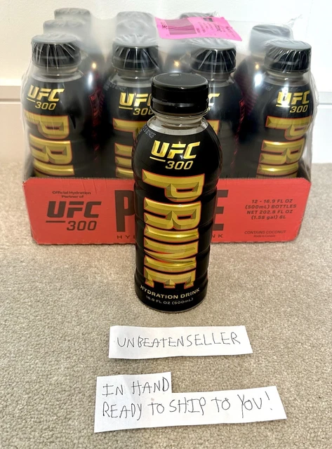 PRIME HYDRATION DRINK Logan Paul,KSI-UFC 300 LTD Edition x 1 Bottle *IN ...