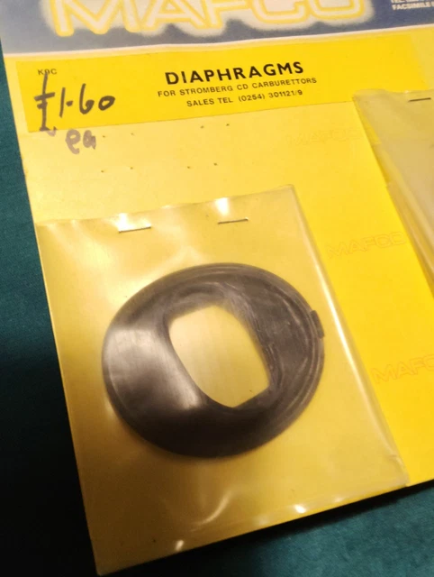 STROMBERG CD CARBURETTORS Diaphragms Mafco Garage Display Sign ...