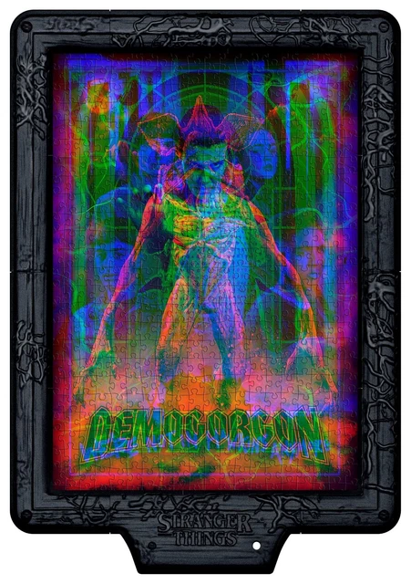 CLEMENTONI STRANGER THINGS Metamorphic Art with LED Light 520 Piece ...