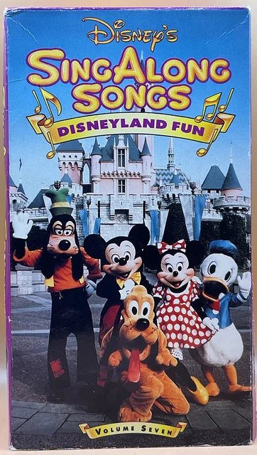 Disney S Sing Along Songs Disneyland Fun Vhs Buy 2 Get 1 Free Eur