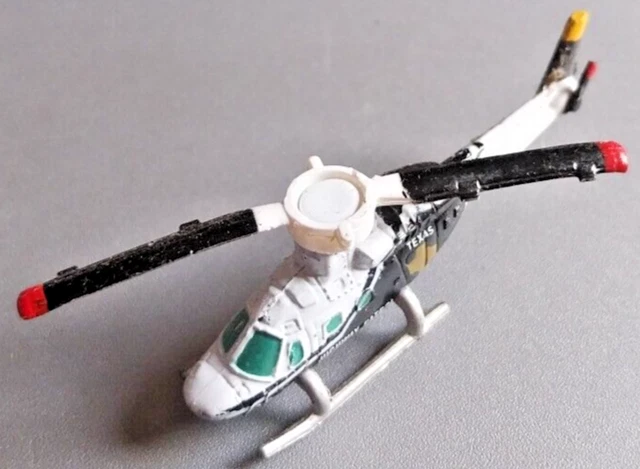 MICRO MACHINES BELL 222 Helicopter Highway Patrol Texas 1992 £6.52 ...