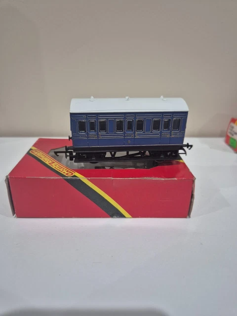 HORNBY R212 4 wheel coach blue BOXED £10.24 - PicClick UK