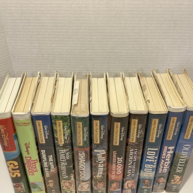 WALT DISNEY FAMILY Film Collection vhs (Lot Of 11). £11.60 - PicClick UK