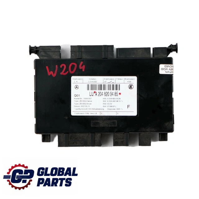MERCEDES-BENZ W204 FRONT Right O/S Seat Memory Control Unit Module ...