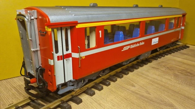 RHB PANORAMA PASSENGER Coach - LGB 37676, Garden Railway, G Gauge, G ...
