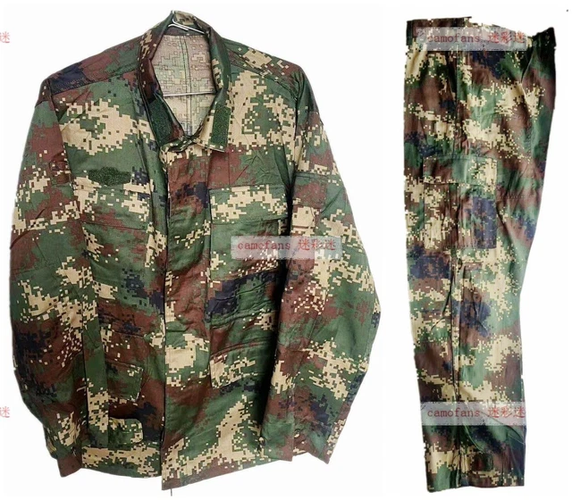 RARE NEW CHINA PLA Rocket Force Army 07 type Woodland Camouflage ...