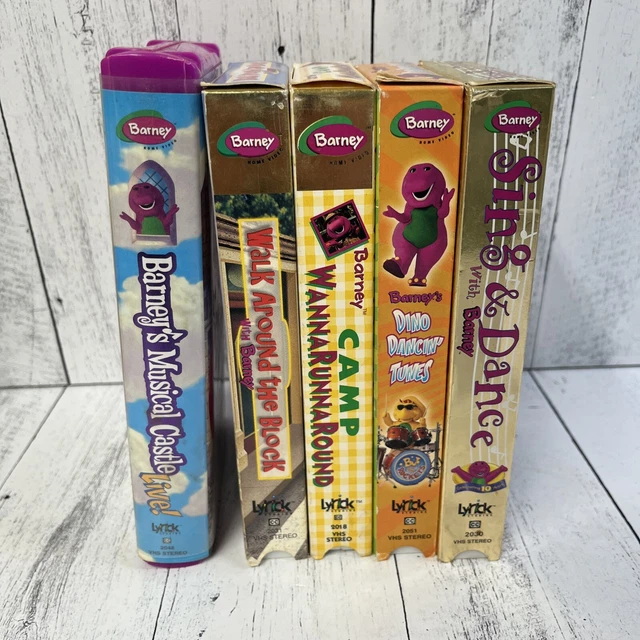 BARNEY & FRIENDS VHS Lot of 5 Vintage 1990’s early 2000’s Camp ...