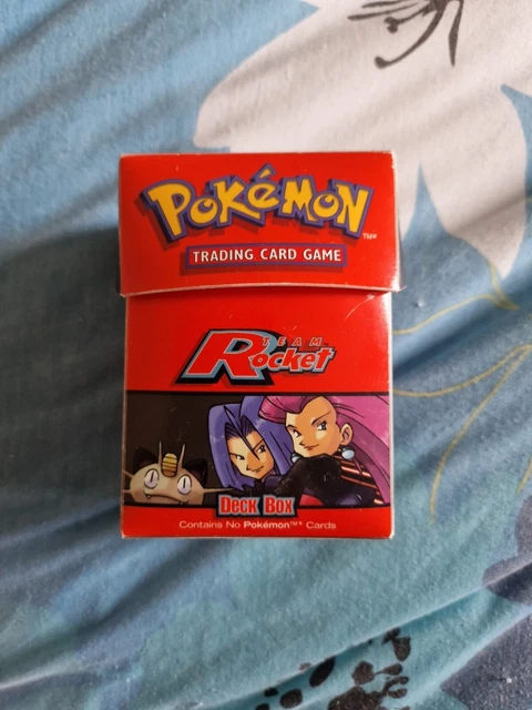 VINTAGE POKEMON TEAM Rocket Deck Box .NO POKEMON CARDS £15.00 - PicClick UK