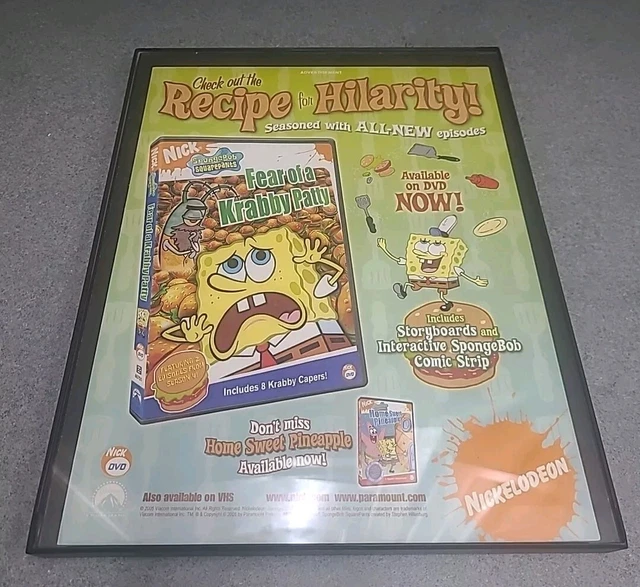 SPONGEBOB SQUAREPANTS FEAR of a Krabby Patty DVD £3.00 - PicClick UK