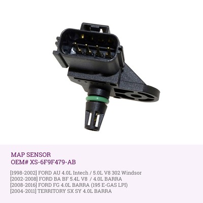 MAP SENSOR FOR Ford Falcon BA BF FG 5.4L V8 (BOSS 260/290/315 Engines ...