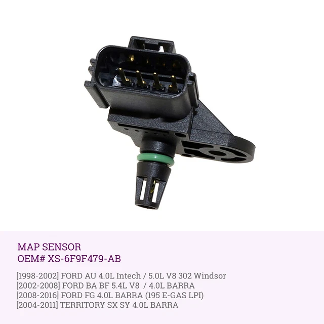 MAP SENSOR FOR Ford Falcon BA BF FG 5.4L V8 (BOSS 260/290/315 Engines ...