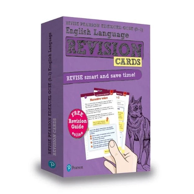 PEARSON REVISE EDEXCEL GCSE English Language Revision Cards (with free ...