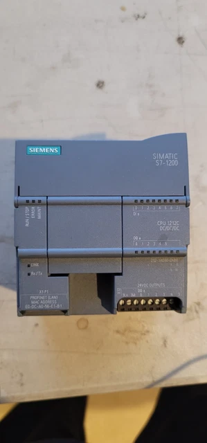 SIEMENS SIMATIC S7-1200 PLC Compact CPU (6ES72121AE400XB0) $180.00 ...