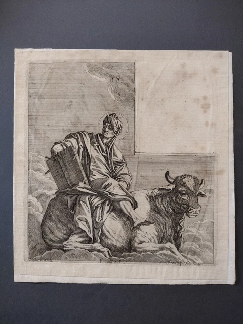 VALENTIN LEFEBVRE CALIARI Veronese Acquaforte Xvii Siècle San Luca ...