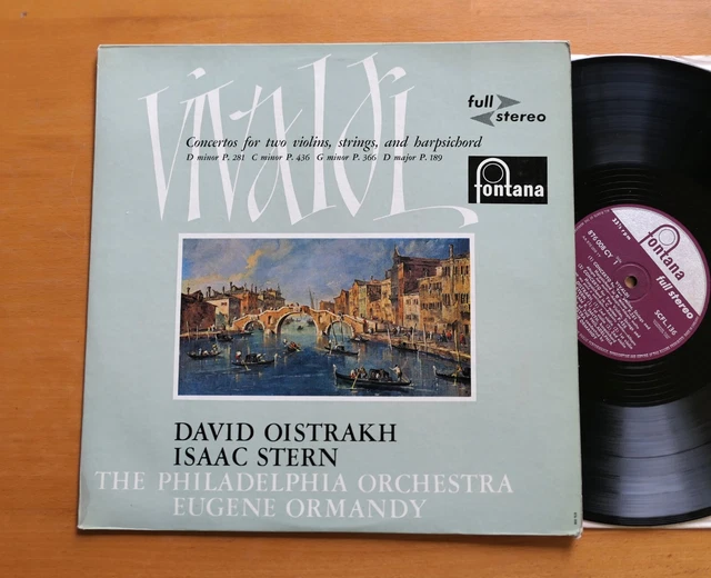 SCFL 136 VIVALDI Violinkonzerte David Oistrakh Isaac Stern Fontana Stereo EX EUR 34,38 - PicClick DE