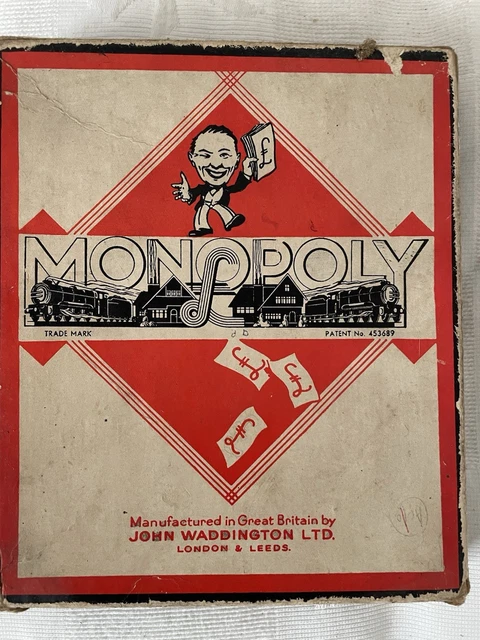 VINTAGE 1950/1960 MONOPOLY Set In Original Box. No Board. £10.78 ...