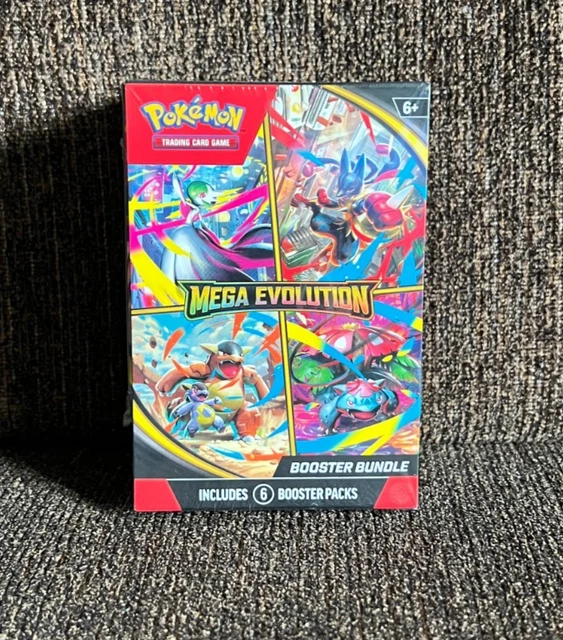 POKEMON TCG: MEGA Evolution Booster Bundle (6 Booster Packs) FAST SHIP ...