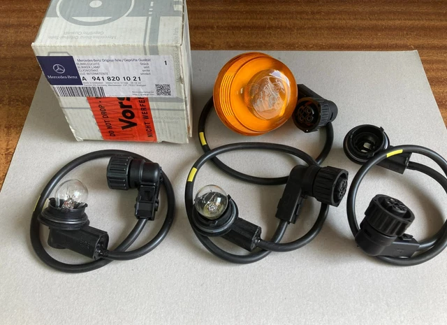 GENUINE MERCEDES INDICATOR Lamp Actros Econic Axor Atego 9418201021 NOS ...