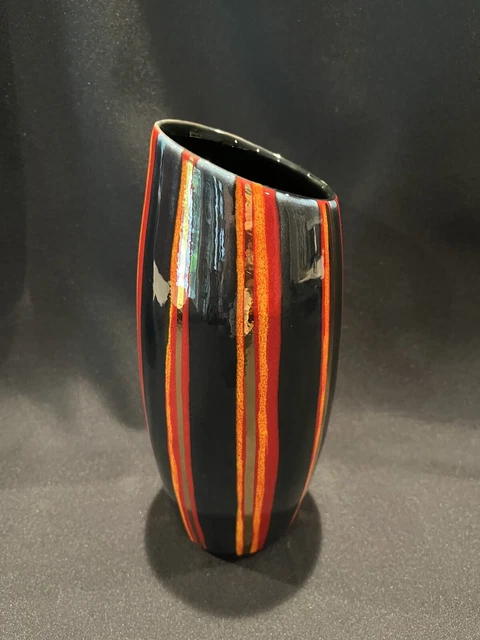 POOLE POTTERY ANDREW Tanner Decadence Pattern Vase £37.29 - PicClick UK