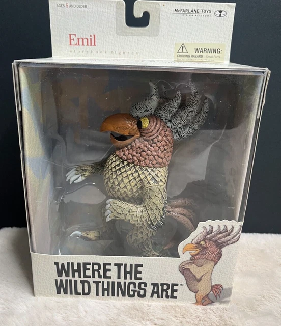 EMIL WHERE THE Wild Things Are Action Figure New McFarlane Toys 2000 ...