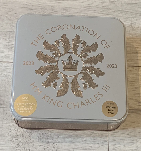 KING CHARLES III Coronation May 2023 M&S Marks & Spencer Shortbread ... KING CHARLES III Coronation May 2023 M&S Marks & Spencer Shortbread ...
