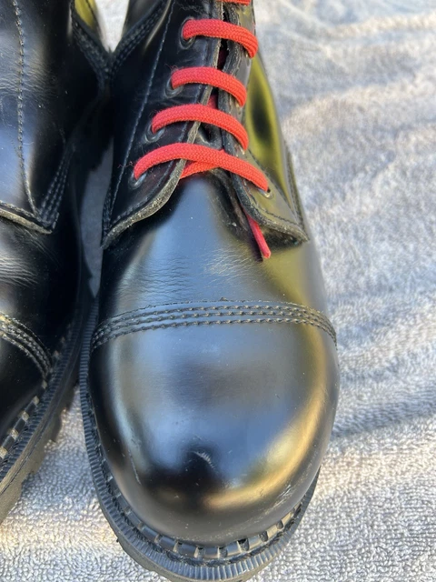 DEMONIA MEN'S BOOTS SZ 12 Combat Zipper & Lace Gothic steel Toe 17 ...