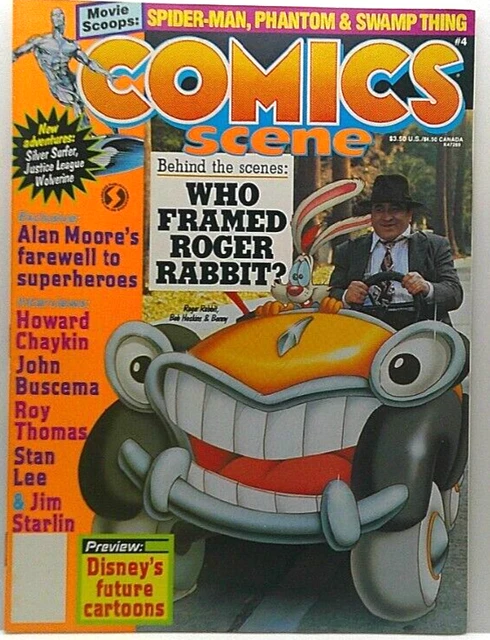 COMICS SCENE MAGAZINE Vol 3 #4 1988 Who Framed Roger Rabbit Alan Moore ...