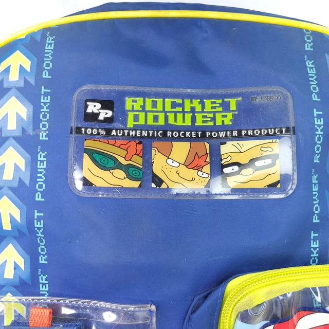 Y2K NICKELODEON ROCKET Power Backpack Vintage School Book Bag Shoulder ...