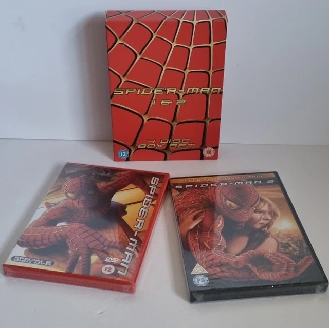 SPIDER-MAN / SPIDER-MAN 2 (Box Set) (DVD, 2004) New And Sealed EUR 8,10 ...